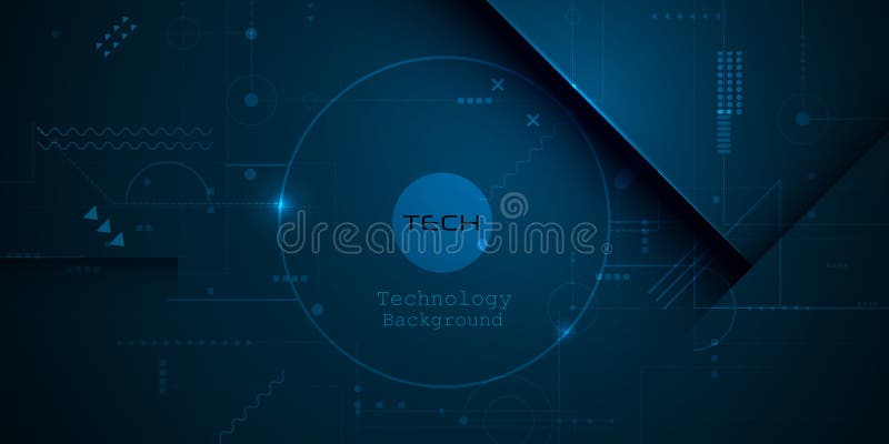 Vector Abstract Circuit Board, Illustration High Tech Computer ...