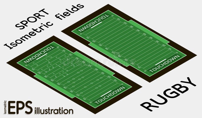 Rugby Pitch Horizontal Stock Illustrations – 84 Rugby Pitch Horizontal ...
