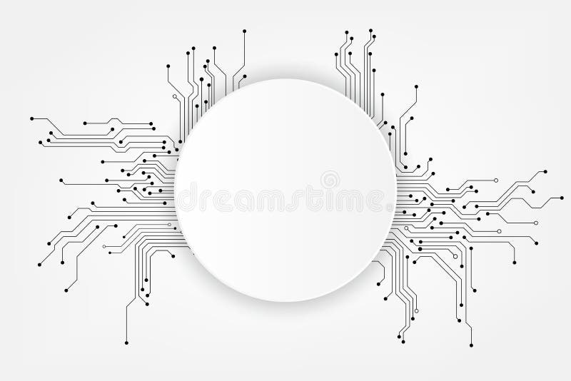 Circuit Frame stock vector. Illustration of tech, connections - 31206925