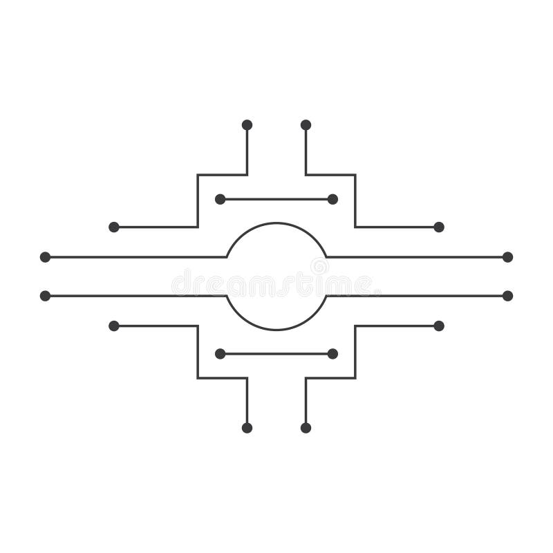 Vector of Circuit Technology Logo Template Illustration Stock Vector ...