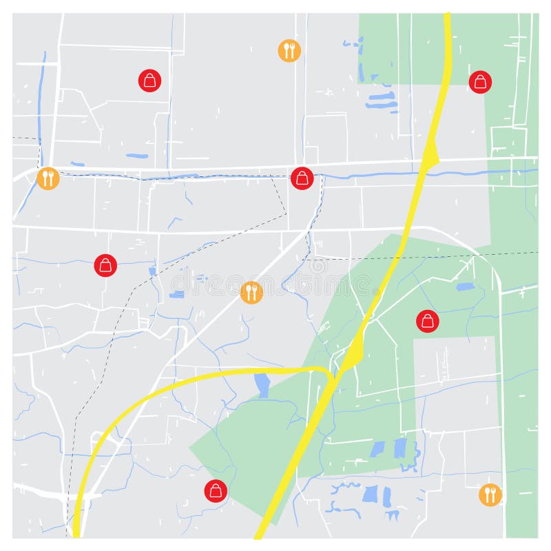 Google Map City Stock Illustrations – 186 Google Map City Stock ...