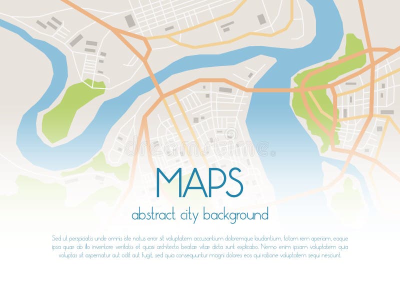 Vector city map background stock vector. Illustration of country - 82176781