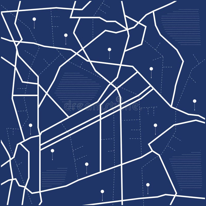 Vector city map stock vector. Illustration of city, background - 274685312