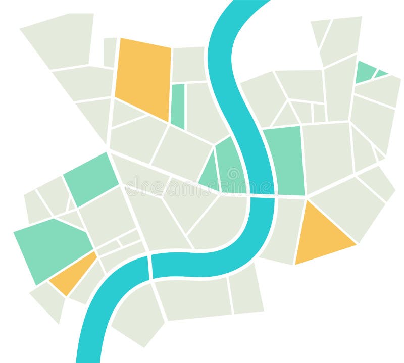 Vector City Map stock vector. Illustration of transportation - 113425233