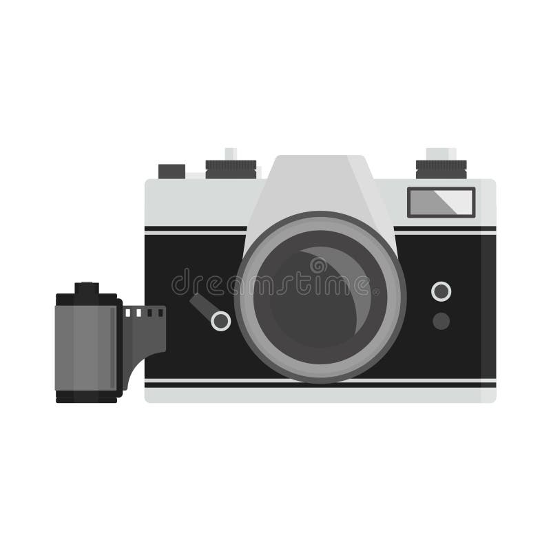 Vector of a Classic Film Camera Stock Vector - Illustration of digital ...