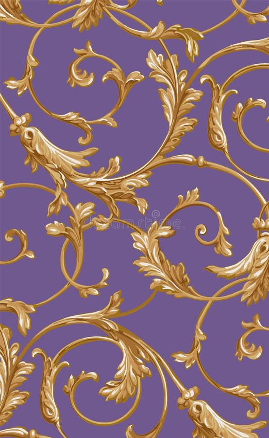 Vector Classic Seamless Pattern Background. Classical Luxury Old ...
