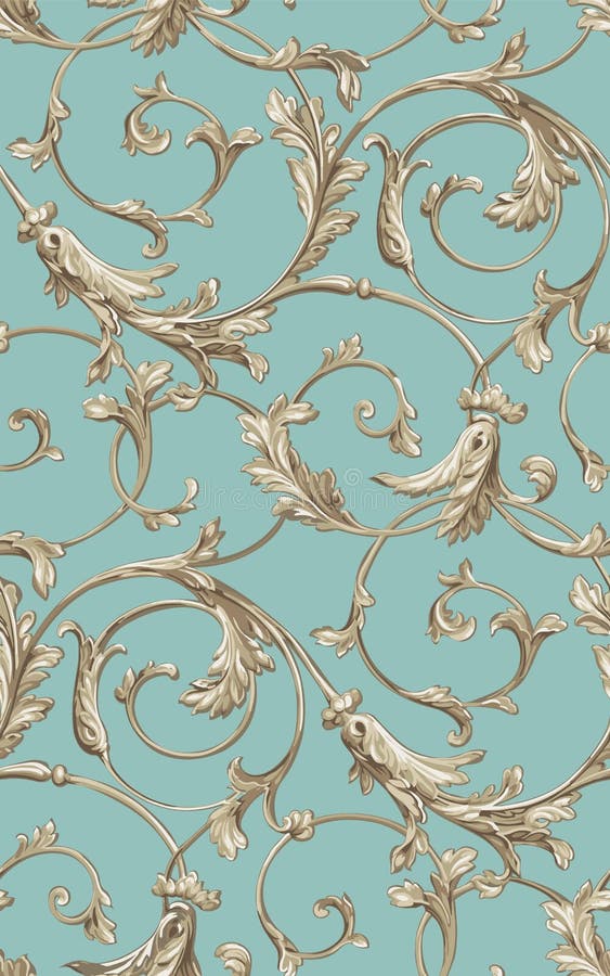 Vector Classic Seamless Pattern Background. Classical Luxury Old ...