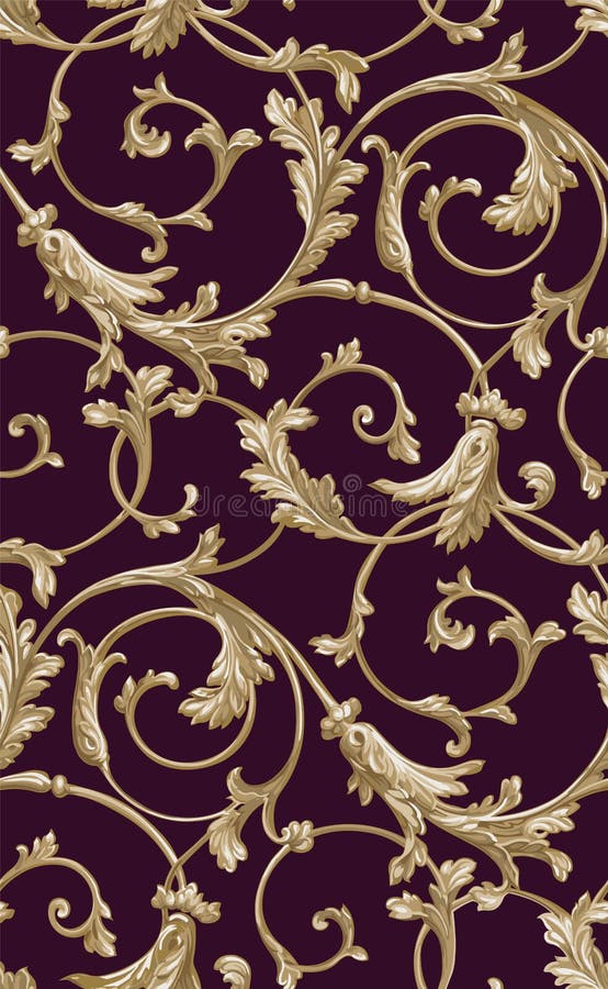 Vector Classic Seamless Pattern Background. Classical Luxury Old ...