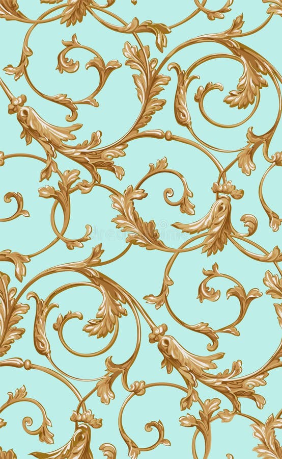 Vector Classic Seamless Pattern Background. Classical Luxury Old ...