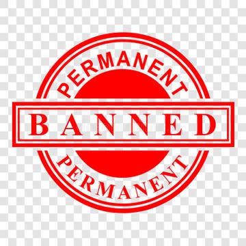 Banned Transparent Background Stock Illustrations – 261 Banned ...