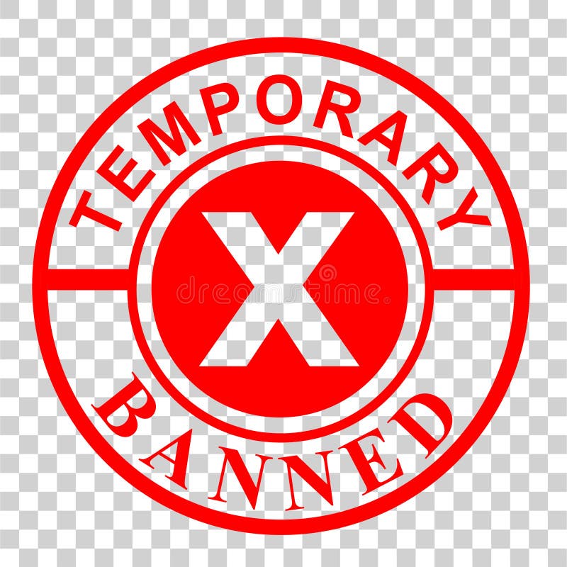 Banned Transparent Background Stock Illustrations – 261 Banned ...