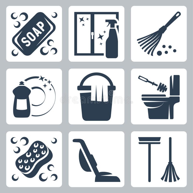 Cleaner Icons Toilet Stock Illustrations – 3,221 Cleaner Icons Toilet ...