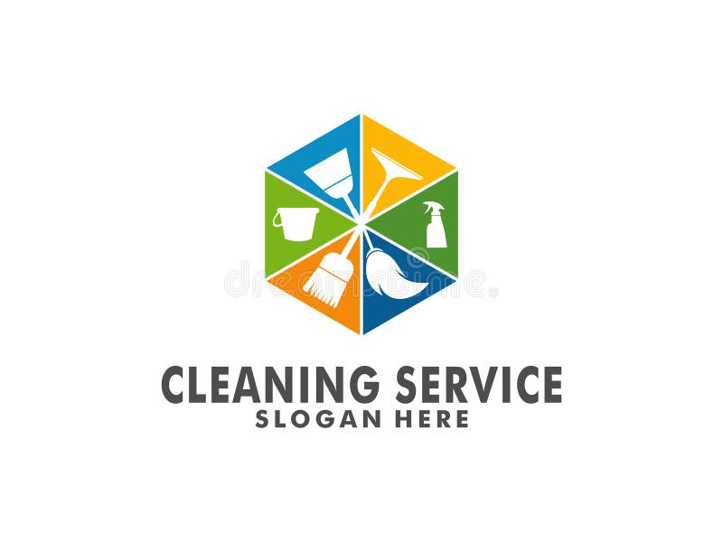 Cleaning Logo Design Inspiration, Cleaning Service Logo Vector Stock ...