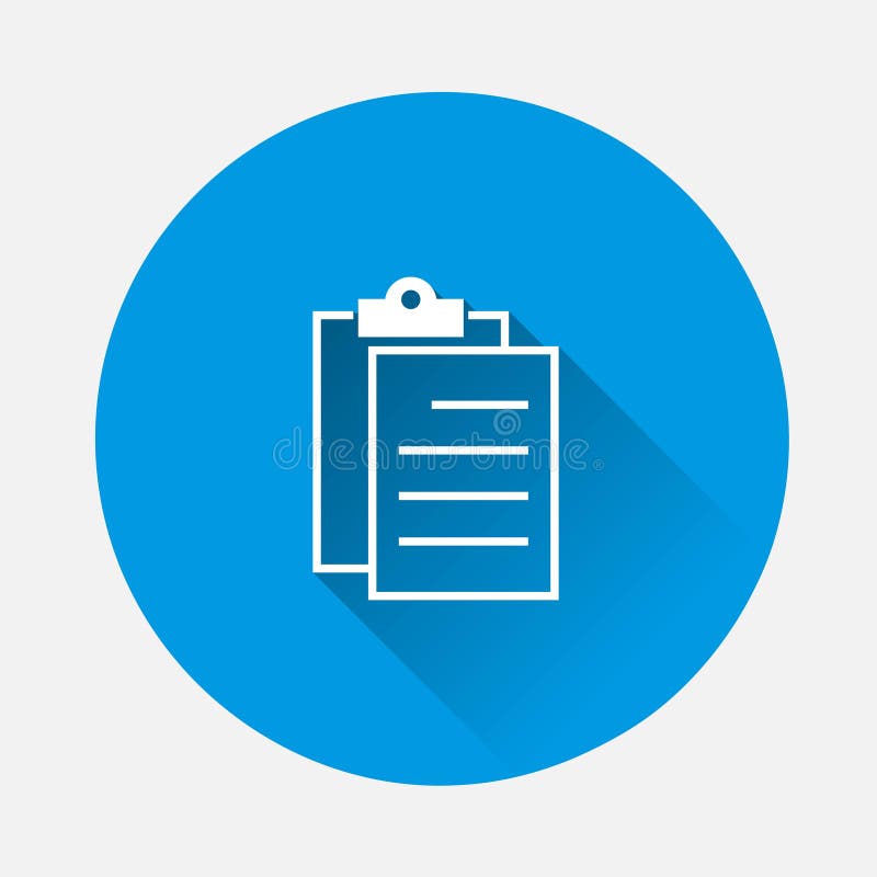 Vector Clipboard and Checklist with Checkmarks. Business Tablet with a ...