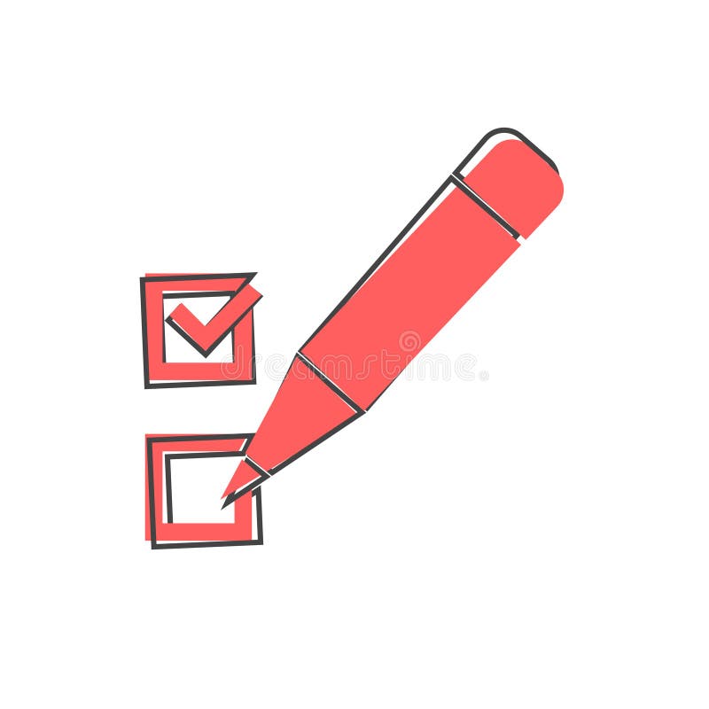 Vector Clipboard and Checklist with Checkmarks. Business Tablet with a ...