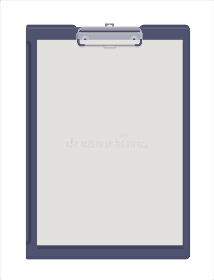 Vector Clipboard Folder. Vector Flat Isolated Illustration Stock Vector ...