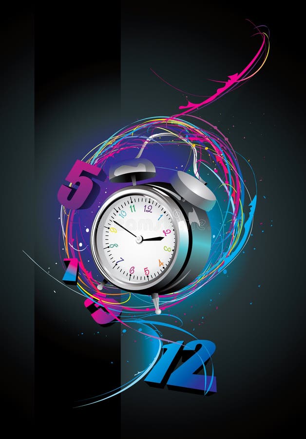 Time loop stock illustration. Illustration of gear, concept - 24383757