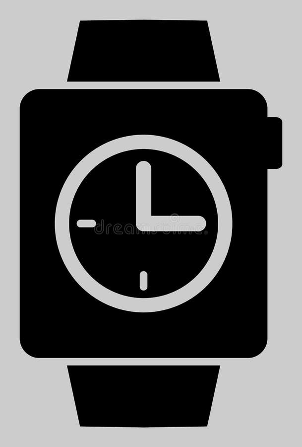 Vector Clock Watches Icon Illustration Stock Vector - Illustration of ...