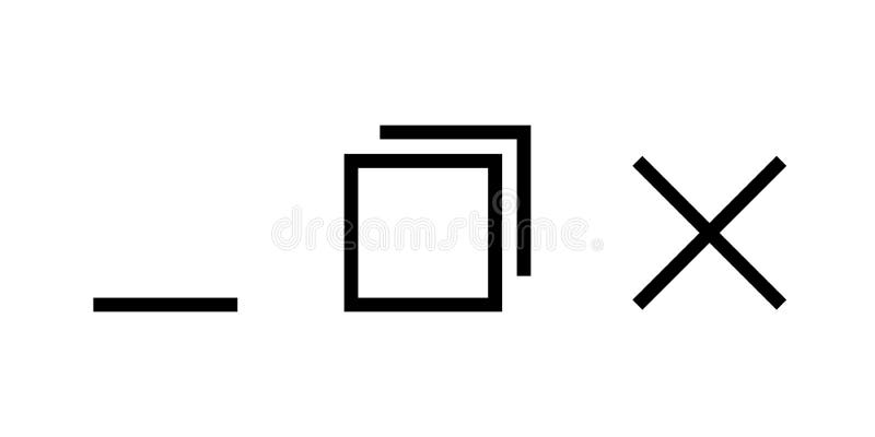 Icon Close Window Computer Stock Illustrations – 675 Icon Close Window ...