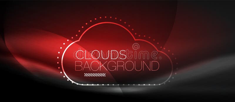 Vector Cloud Computing, Storage Concept Stock Vector - Illustration of ...