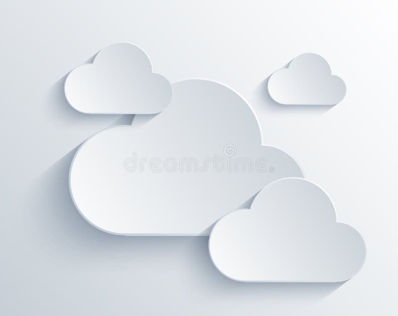 Vector Cloud Design Element Stock Vector - Illustration of design, icon ...