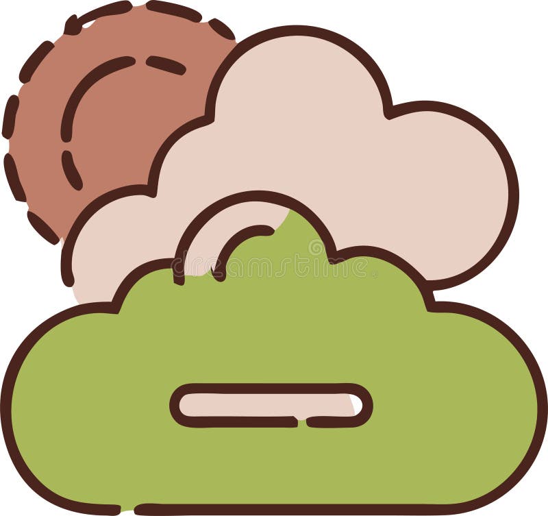 Vector cloud icon stock vector. Illustration of icon - 329638824