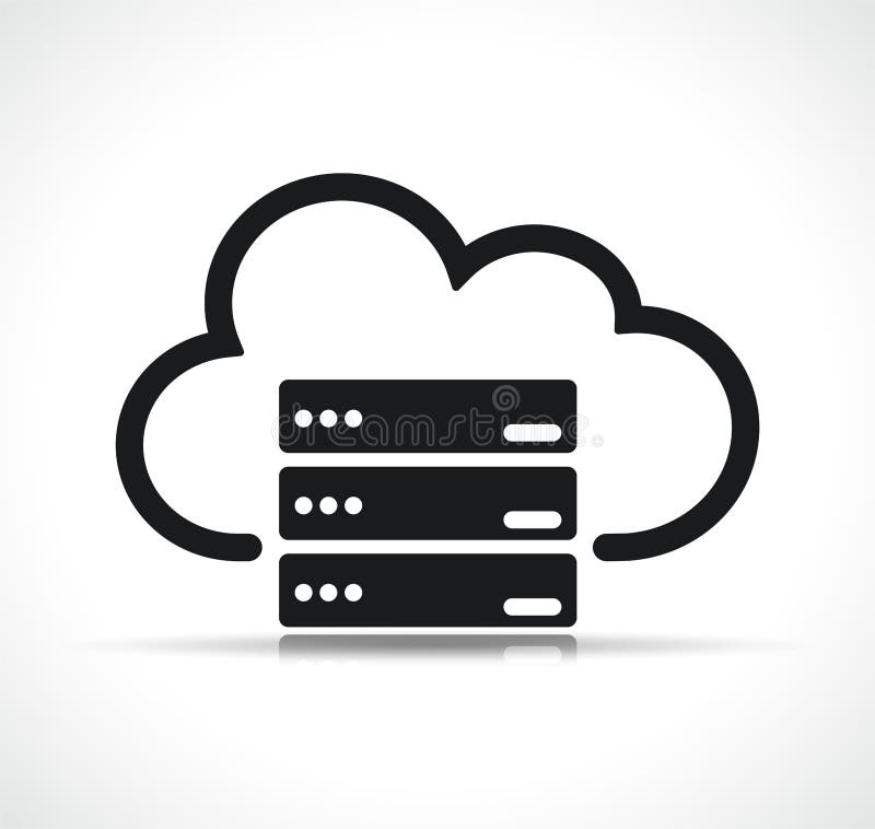 Database server icon stock vector. Illustration of cylinder - 107782687