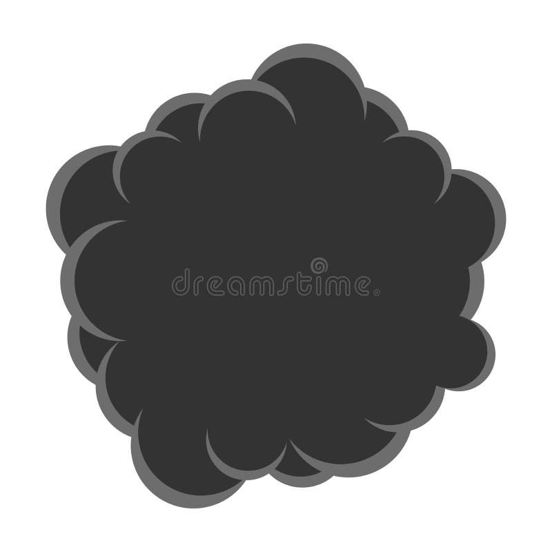 Vector Cloud of Smoke Pollution Stock Vector - Illustration of carbonic ...