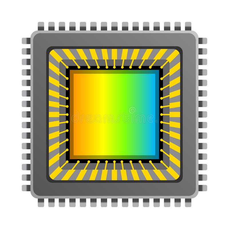 Vector Cmos Ccd Image Sensor. Stock Vector - Illustration of ...