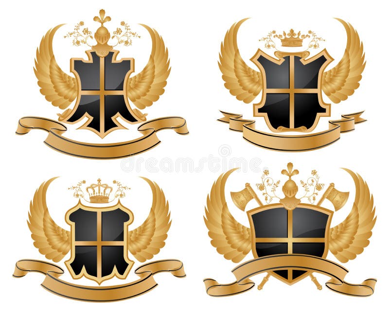 Vector coat of arms. stock vector. Illustration of symbol - 9926690