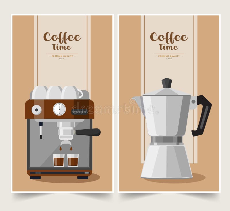 Vector Coffee Banner, Coffee Design Vector Illustration Stock Vector ...