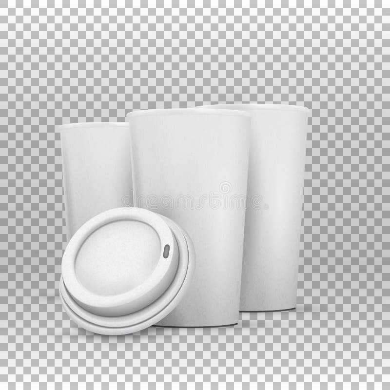 Vector Coffee Cup. Photorealistic 3D Vector EPS10 Paper Coffee C Stock ...