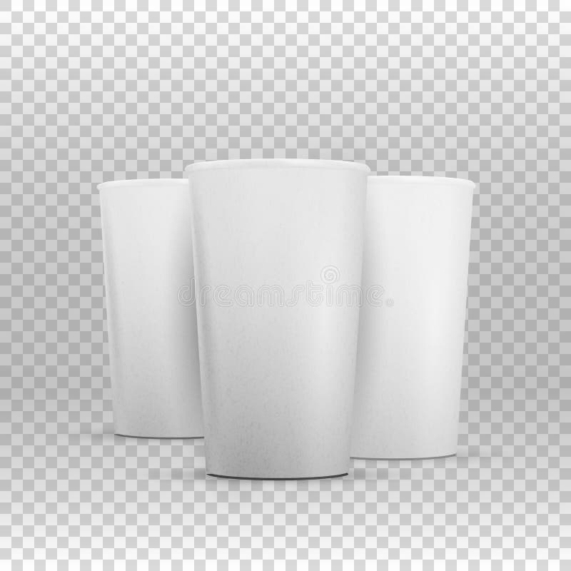 Vector Coffee Cup Mockup Set Stock Vector - Illustration of black ...