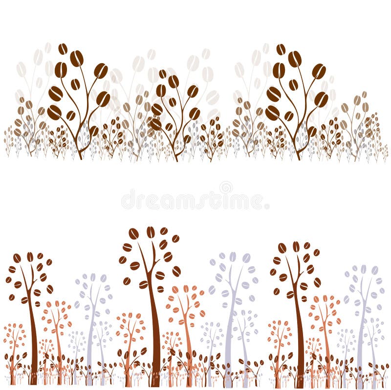 Coffee tree, stock vector. Illustration of design, coffee - 16269790