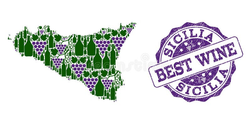 Sicily Wine Map Stock Illustrations – 55 Sicily Wine Map Stock ...