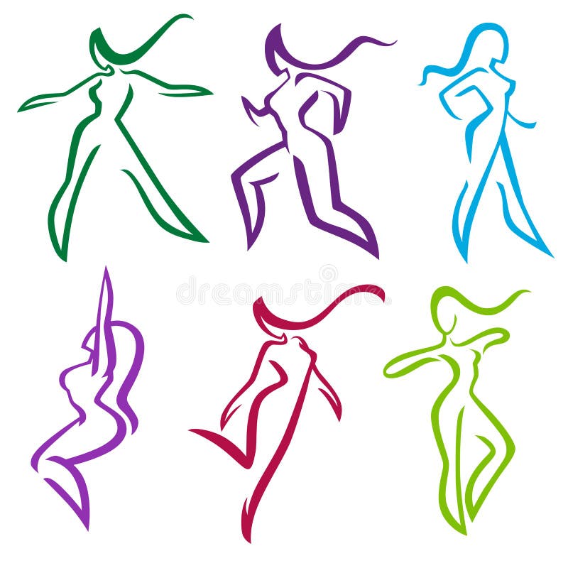 Abstract dance stock vector. Illustration of concept - 72999681