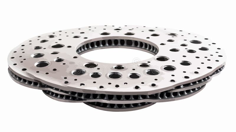 Professional Collection of Car Brake Discs Aligned in a Row Image Stock ...