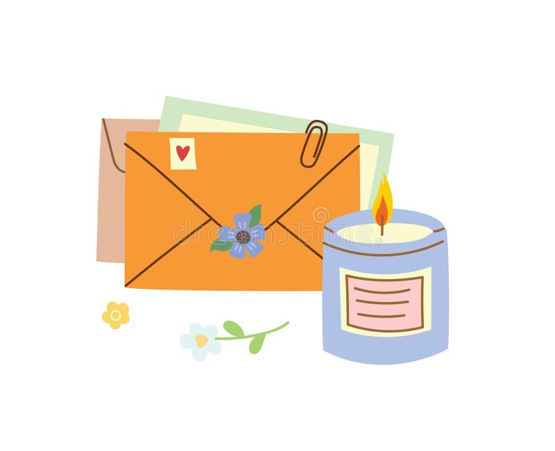 Vector Collection of Different Envelopes with Mail, Postmarks and ...