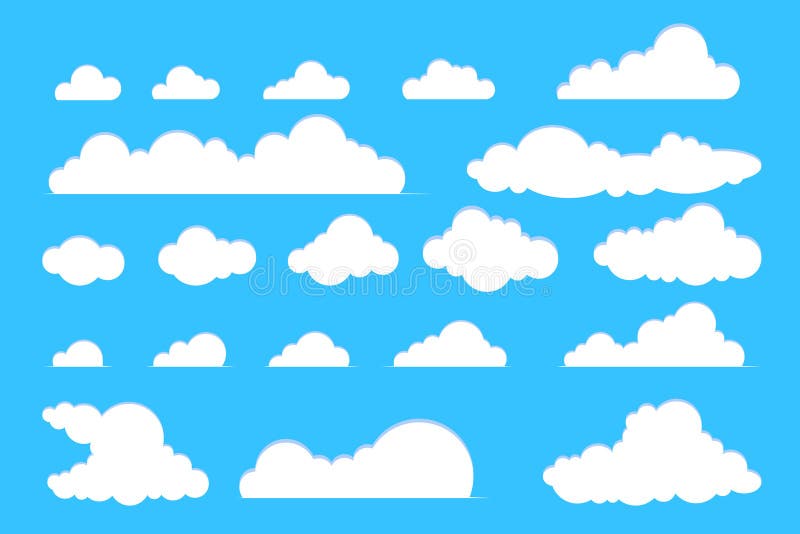 Clouds Shapes Vector Stock Illustrations – 3,280 Clouds Shapes Vector Stock Illustrations ...
