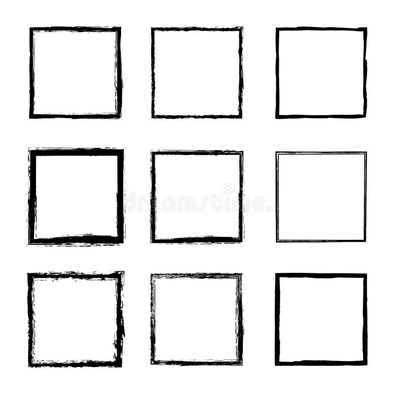 Grunge Edges Collection Stock Illustrations – 4,272 Grunge Edges ...