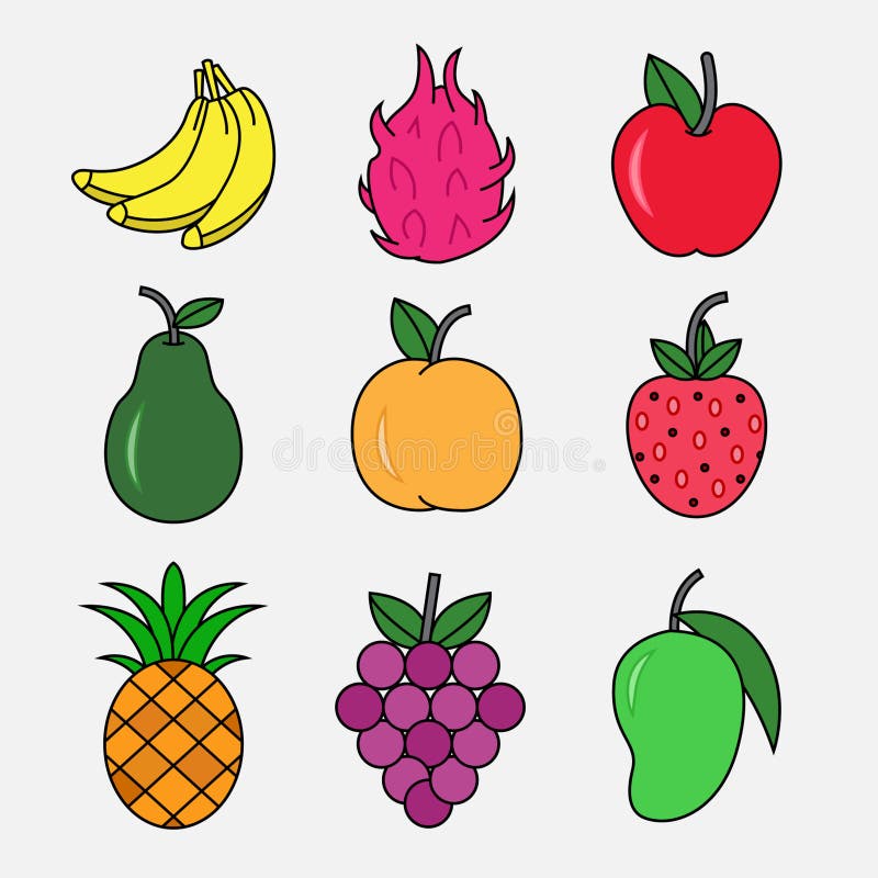 Fruit Pack stock vector. Illustration of juicy, label - 298467164