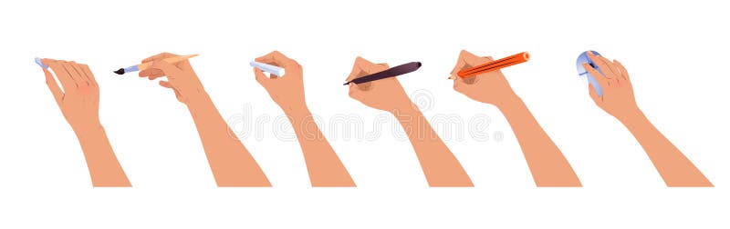 Vector collection of hands stock vector. Illustration of draw - 207000018