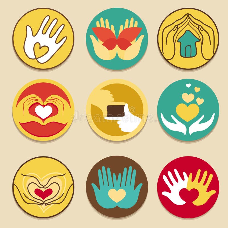 Vector Collection of Love Signs Stock Vector - Illustration of label ...