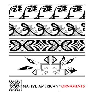 Native American Border Stock Illustrations – 20,433 Native American ...