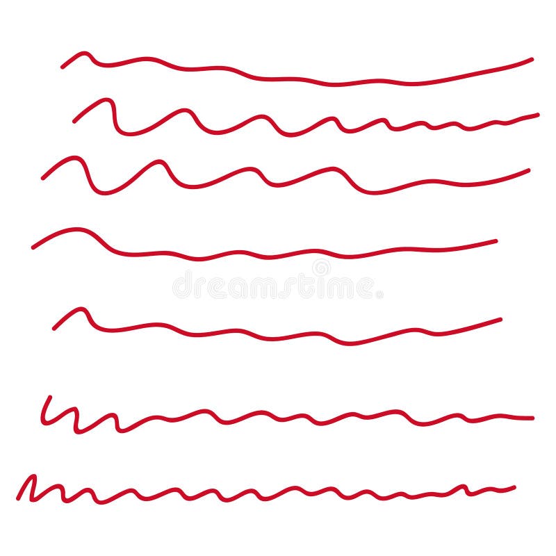 Vector Collection of Underline Stock Vector - Illustration of design ...