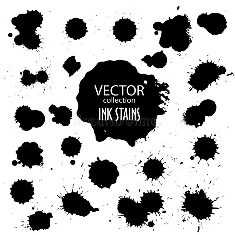 Ink splatter stock vector. Illustration of grunge, design - 16028061