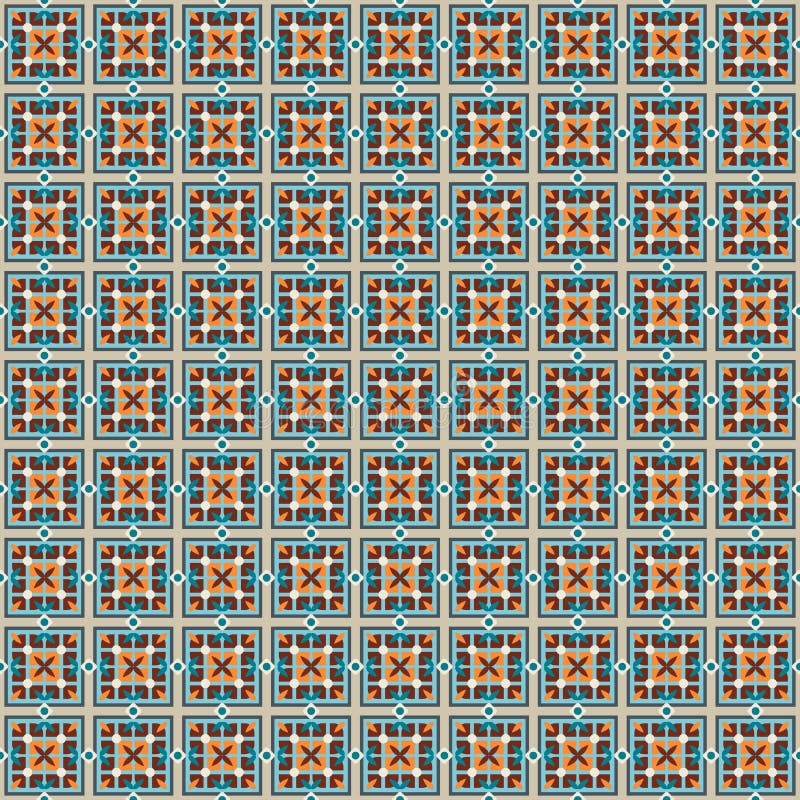 Vector Abstract Patch Pattern Mosaic Background Stock Vector Illustration Of Endless Cutout