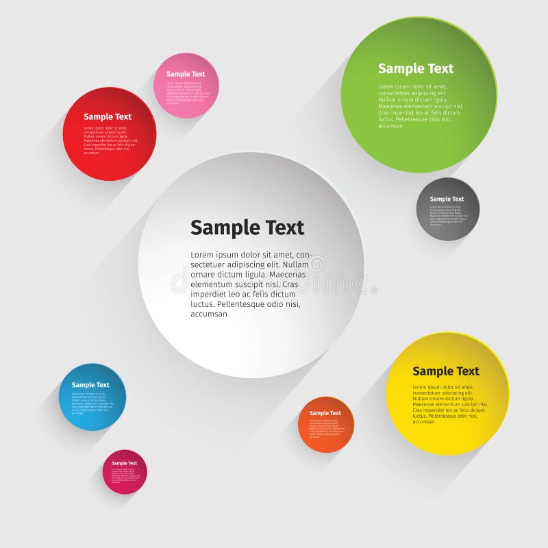 Vector Color Circle Design stock illustration. Illustration of internet ...