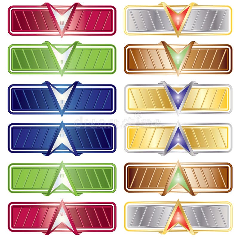 Vector Color Download - Upload Button Set Stock Vector - Illustration ...