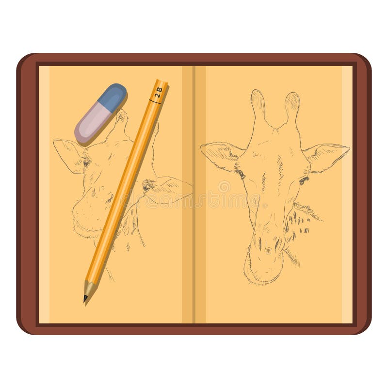 Brown notepad Background stock illustration. Illustration of note ...
